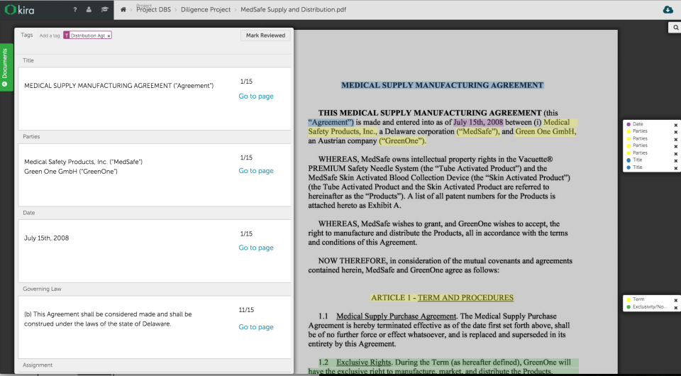 Kira : opiniones, precios & funcionalidades | Appvizer