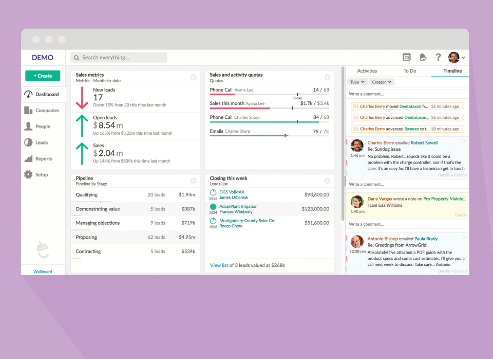 Nutshell : Opiniones, precios & funcionalidades | Appvizer