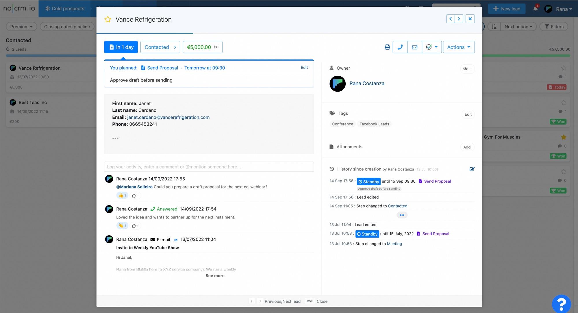noCRM.io : Opiniones, precios & funcionalidades | Appvizer