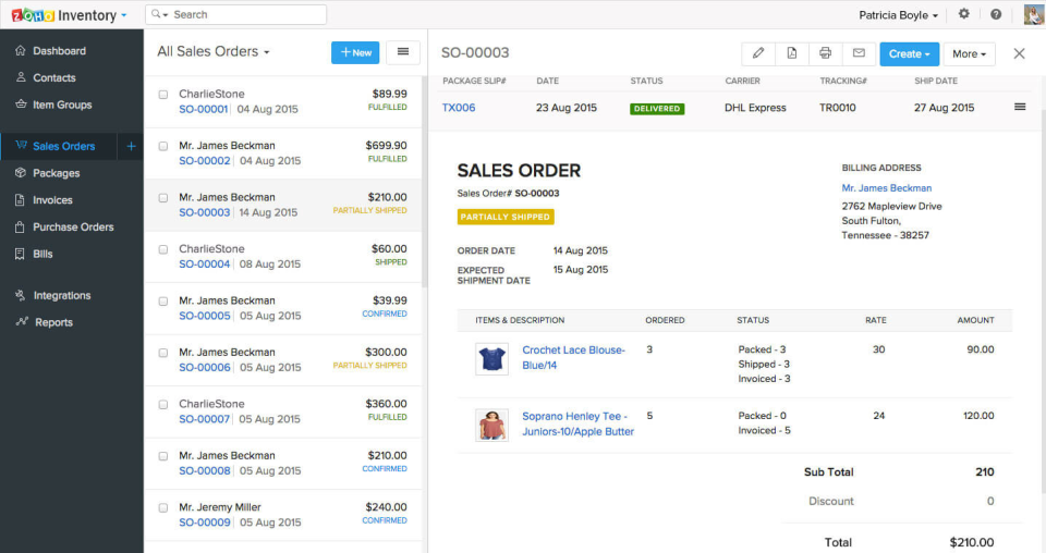 Zoho Inventory : Opiniones, precios & funcionalidades | Appvizer