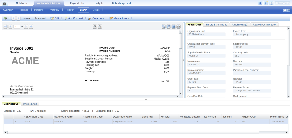 Basware : Opiniones, precios & funcionalidades | Appvizer